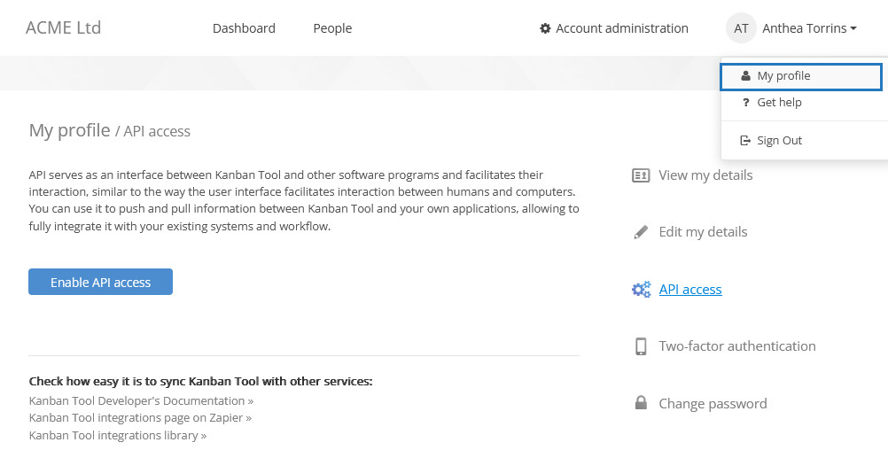 How to log in to the mobile app? | Kanban Tool Support