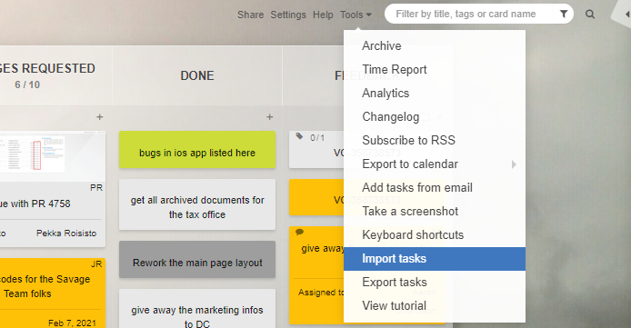 How to set up an Excel file for import? | Kanban Tool Support