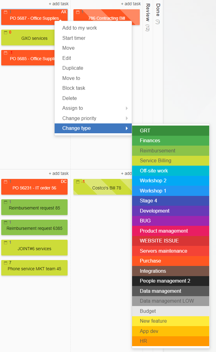 Kanban card | Kanban Tool Support